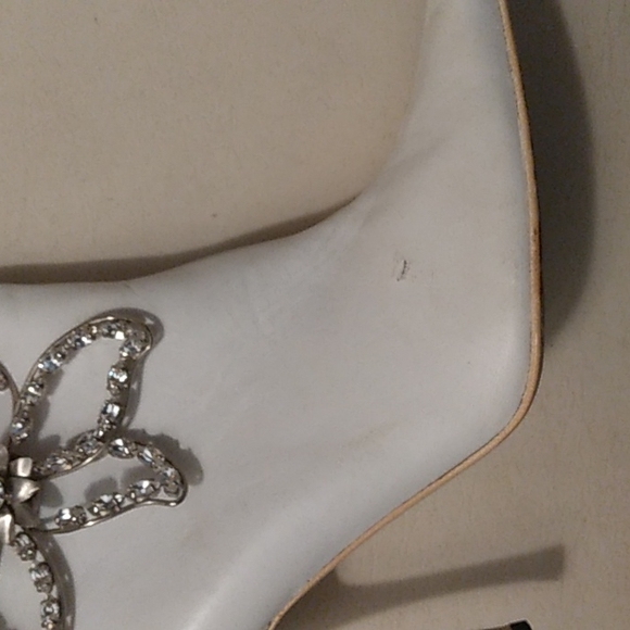 Petit Peton | Shoes | Limited Edition Pure White Knee High Leather ...